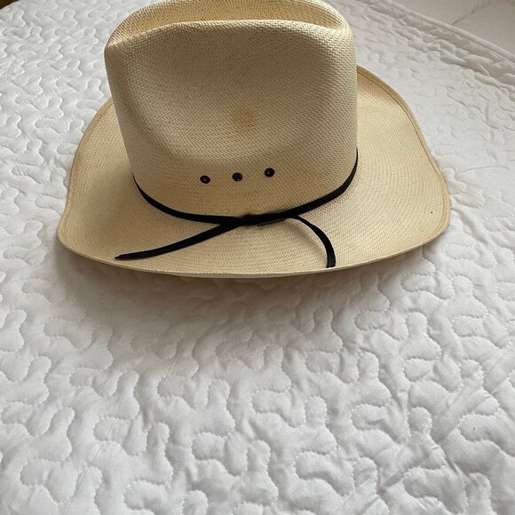 Resistol | Accessories | Straw Cowboy Hat 0 Straw 4 34 Cattleman Crown ...